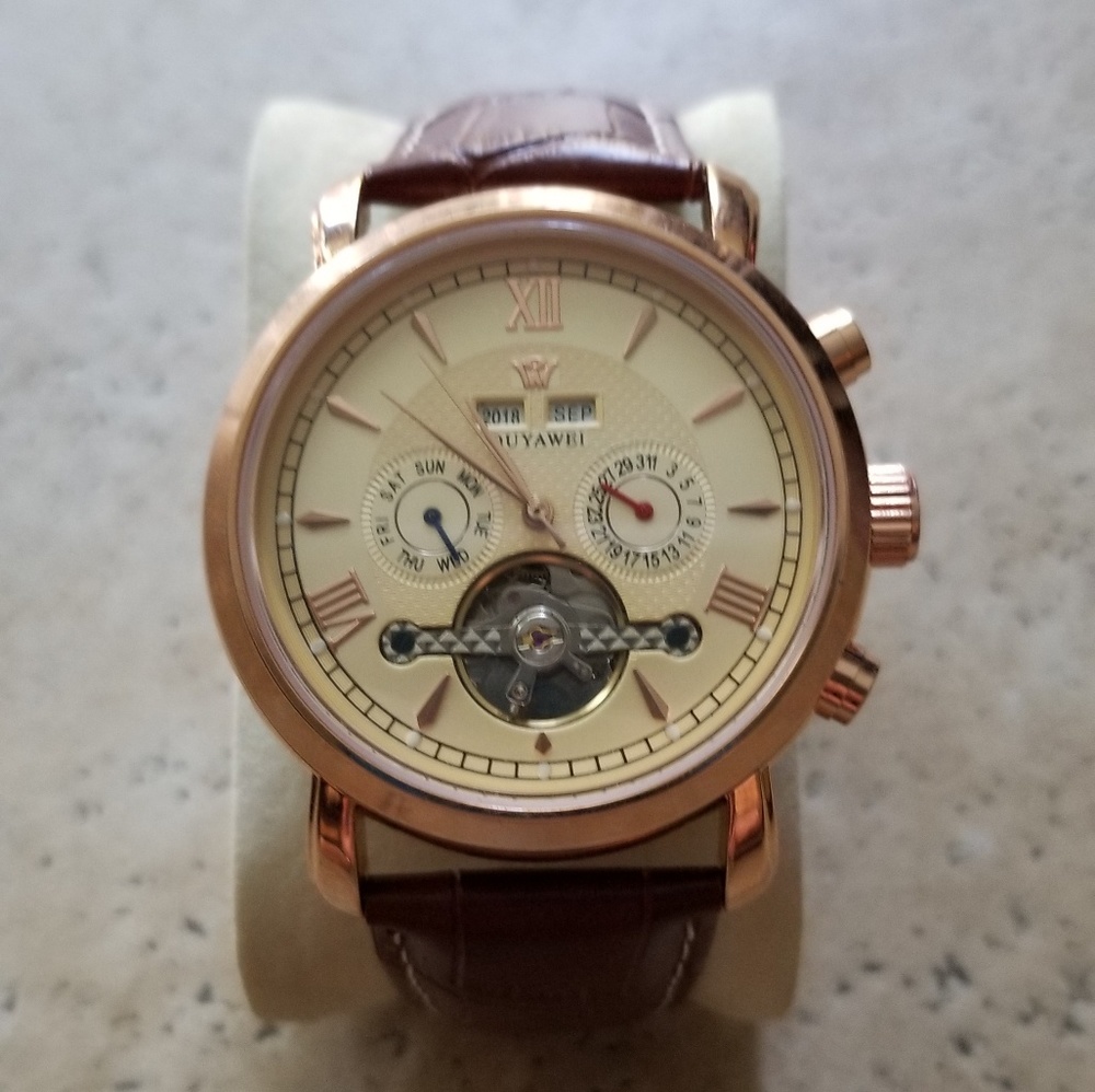 Brand New, Tourbillon Automatic Watch. - Gem